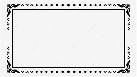 미니멀리스트 사각형 인증서 테두리 프레임 벡터 디자인 간단한 테두리 자격증 국경 Png 일러스트 및 벡터 에 대한 무료 다운로드 Pngtree