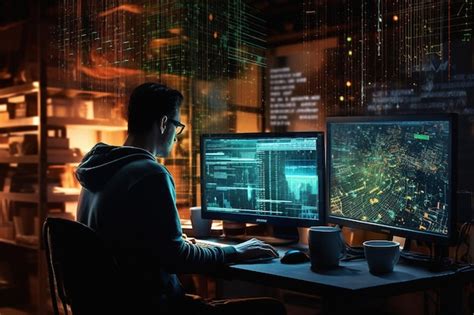 Premium Ai Image Tech Analyst Resolves Data Issues Using Programming