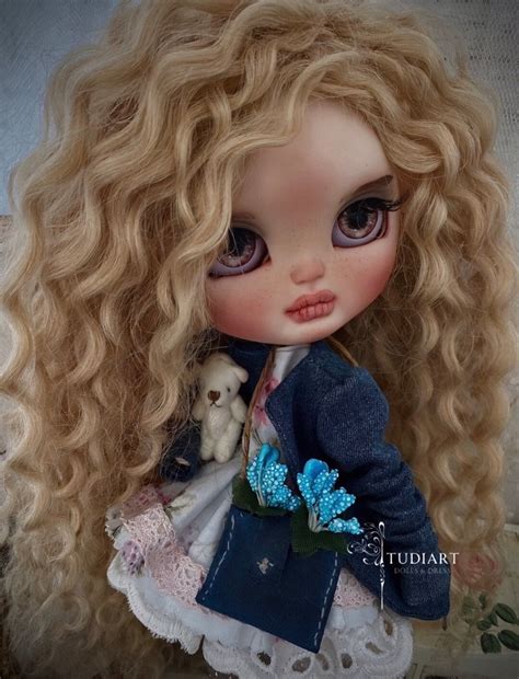 Alina Icy Blythe Custom Doll Icy Doll Custom Blythe Doll Ooak Doll