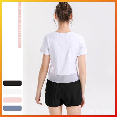 2024 New Arrival 4 Color Womens Lululemon Yoga Sports Gym Summer Loose