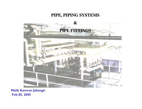 Solution Piping Systems And Pipe Fittings Studypool