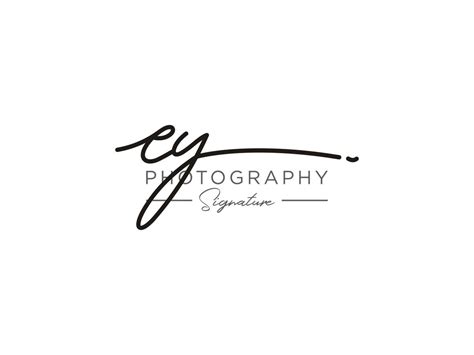 Letter Ey Signature Logo Template Vector 12737805 Vector Art At Vecteezy