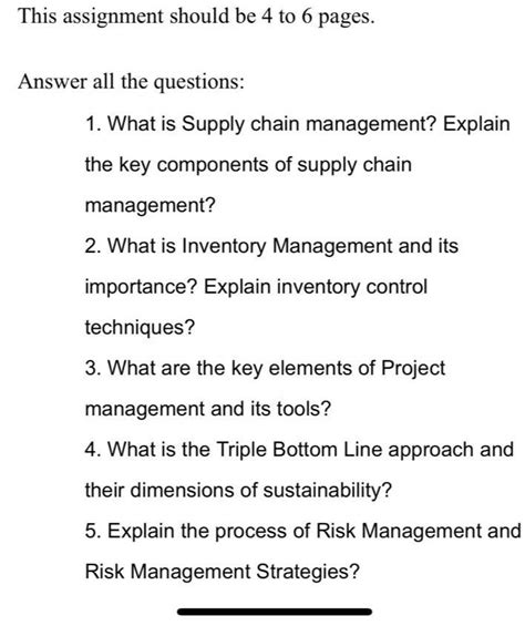 Solved This Assignment Should Be 4 To 6 Pages Answer All Chegg