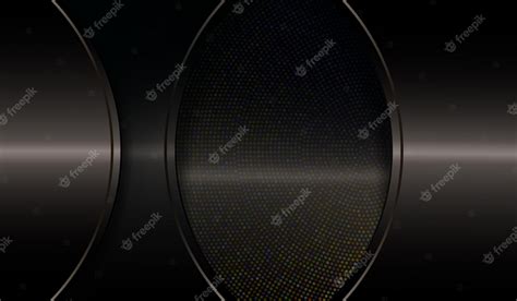Composición Geométrica Con Un Degradado De Cortinas Ovaladas De Color