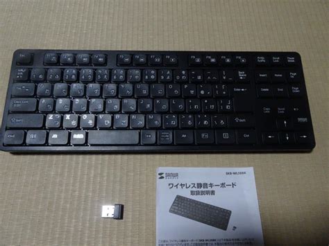 サンワダイレクト ワイヤレス静音キーボード Skb Wl38bk By メルカリ