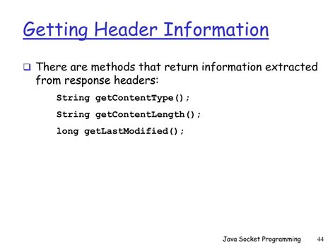 ppt lecture 11 java socket programming powerpoint presentation free