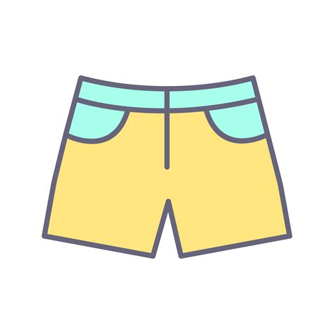 Shorts Vector Icon 18897342 Vector Art At Vecteezy