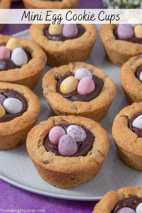 Mini Egg Cookie Cups How Can This