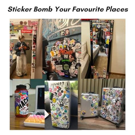Codersparadise Pack Of 60 Black And White Aesthetic Sticker For Laptop