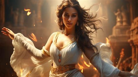 Premium Ai Image White Attire