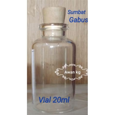 Jual Botol Vial Kaca Tutup Gabus 20ml Souvenir Shopee Indonesia