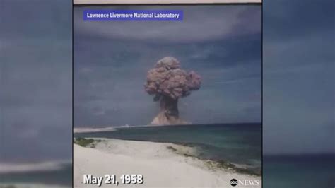 Declassified Nuclear Weapon Test Footage From 1958 Video Abc News