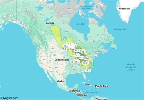 Echostar 16 At 61 5°w Lyngsat Maps