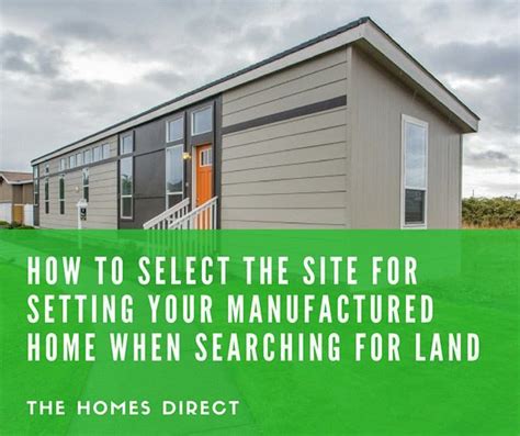 Putting A Manufactured Home On Land Image To U