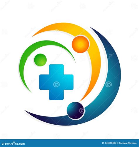 La Gente M Dica Cuida La Muestra Del Elemento Del Icono Del Logotipo