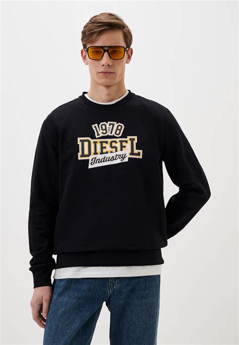 Свитшот Diesel, цвет: черный, RTLADA389902 — купить в интернет-магазине ...