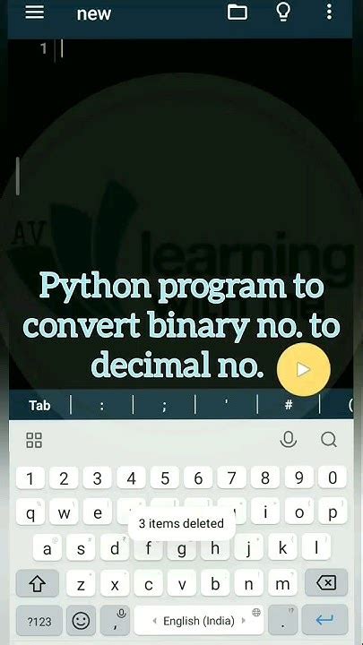 Write A Program To Accept A Binary Number And Convert It Into Decimal