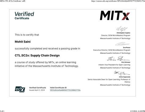 Mohit Saini On Linkedin Supply Mit Micromaster