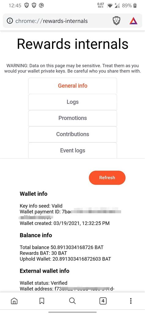 attempt uphold wallet relinking more often · issue 14573 · brave brave