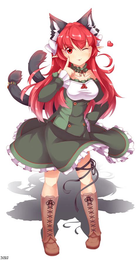 Kaenbyou Rin Touhou Drawn By Psychopathidiot Danbooru