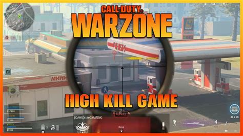 Call Of Duty Warzone High Kill Game Youtube