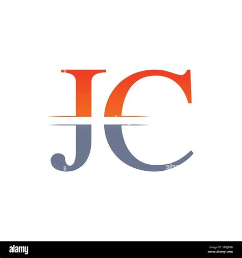 Jc Lettre Type Logo Design Vector Modèle Résumé Lettre Jc Logo Design