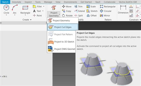 Project Geometry On Parts In Assembly Autodesk Community