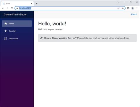 Ignite UI for Blazor で棒グラフを作成しよう ① Blazor の新規アプリケーション作成 Hello world インフラジスティックスジャパン株式会社Blog