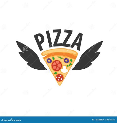 Logotipo Del Vector De La Pizza Ilustración del Vector Ilustración de restaurante salami