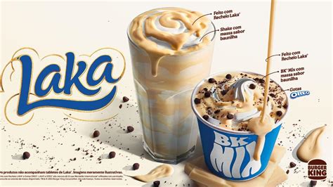 Burger King lança BK Mix Laka Oreo e Shake Laka GKPB Geek Publicitário