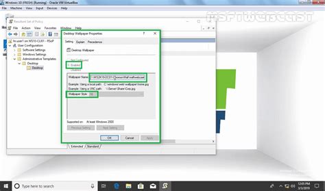 Deploy Desktop Background Wallpaper Using Group Policy Server 2019