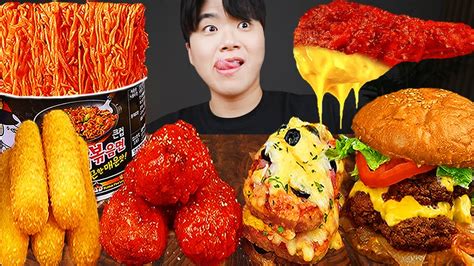 Asmr Mukbang Fire Noodles And