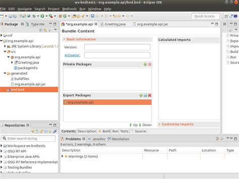 Bndtools Tutorial Bndtools