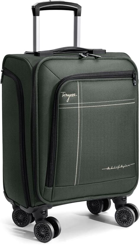Tonyeee Softside Carry On Luggage Airline Approved 17