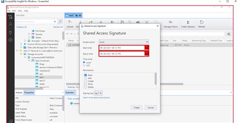 A11y Azure Tools Storage Explorer Sas Url Ai4d Storageexplorer Expiry Time The