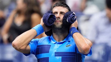Us Open Novak Djokovic Defeats Fellow Countryman Laslo Djere While