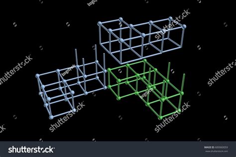 Elements Lattice Atom 3d Stock Illustration 689060059 Shutterstock