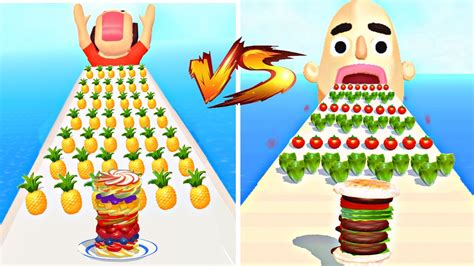 Max Levels Pancakes Vs Sandwich Runner💥 All Levels Gameplay