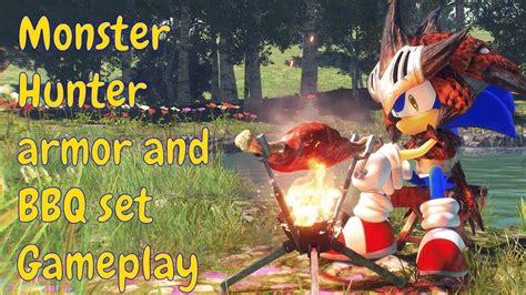 Monster Hunter X Sonic ~ Rathalos Armor Gameplay Sonicthehedgehog