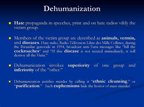 The Eight Stages Of Genocide Ppt Download