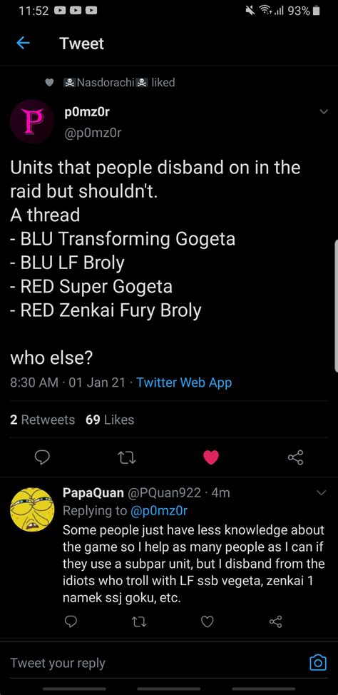 This Right Here Is Facts I Also Feel Like Lf Broly Might Be Better