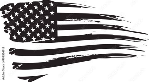 Distressed American Flag Svg Usa Flag Svg Png Tattered Flag Svg Stock