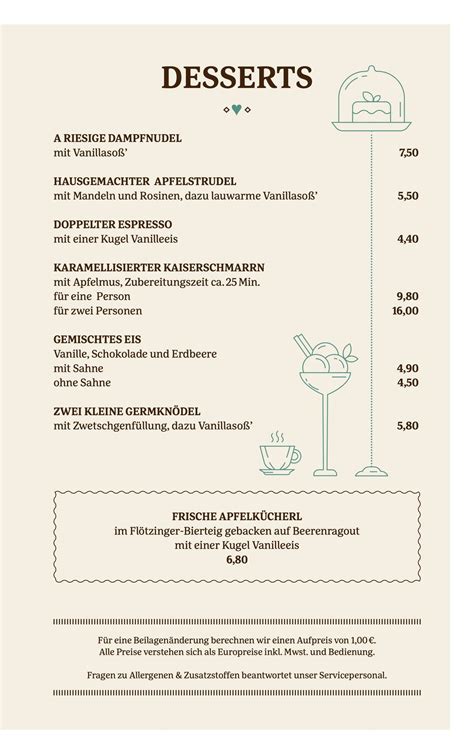 Speisekarte von Flötzinger Bräustüberl restaurant Rosenheim
