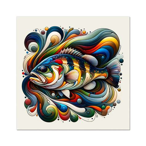 Largemouth Bass Art Print Vibrant And Unique Decor