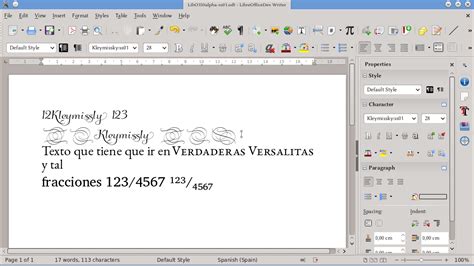 Lo Que Vendrá Con Libreoffice 5 3 ¡soporte Opentype Completo Blog De Libreoffice Hispano