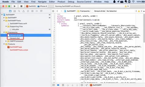 已解决 swift如何在Xcode中添加共享库文件libresolv 9 tbd和libresolv tbd 在路上
