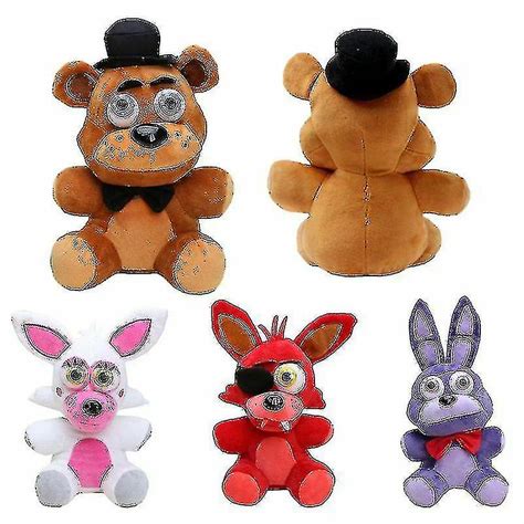 Fnaf Five Nights At Freddys Foxy Bear Bonnie Mangle Plush Stuffed Toy