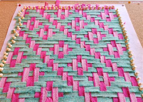 Ragged Life Blog Diamond Weave Ribbon Weaving Ragged Life Blog