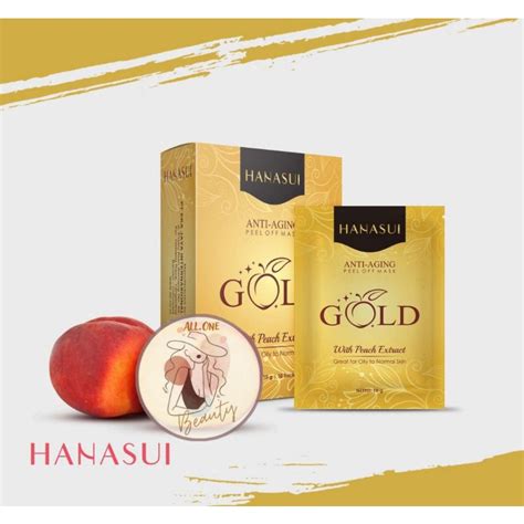Jual HANASUI ANTI AGING PEEL OFF MASK BOX Shopee Indonesia