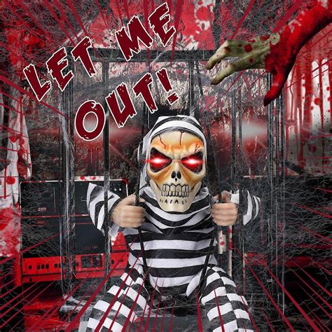 halloween scary toys halloween decor prop with motion sensor hanging